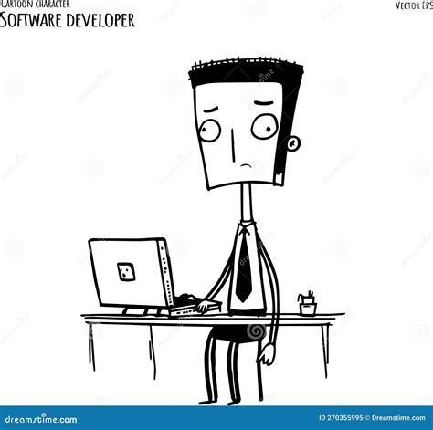 Programmer Working On Web Development On Laptop Computer Software