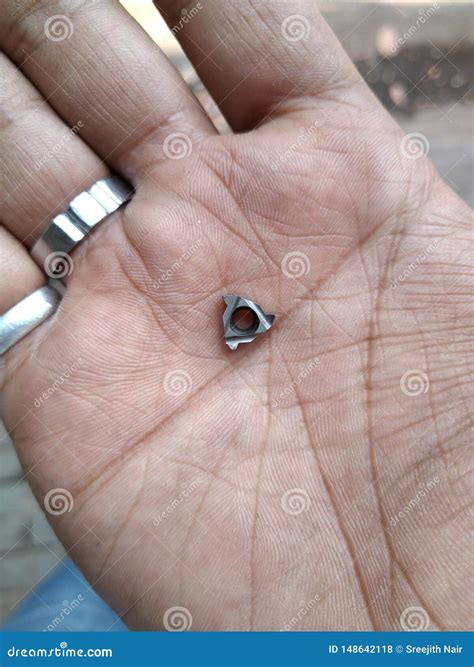 CNC Tool Insert For Steel Machining Stock Photo Image Of Tool Steel 148642118