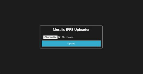 How To Store Files On Ipfs With Moralis React Sdk ⛑