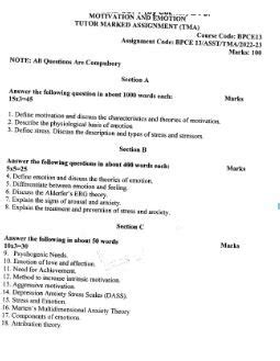 IGNOU BPC 013 SOLVED ASSIGNMENT 2022 23 ENGLISH MEDIUM