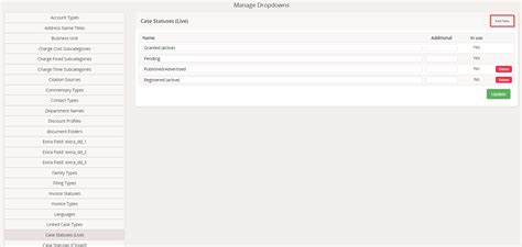 Manage Case Statuses Help Centre