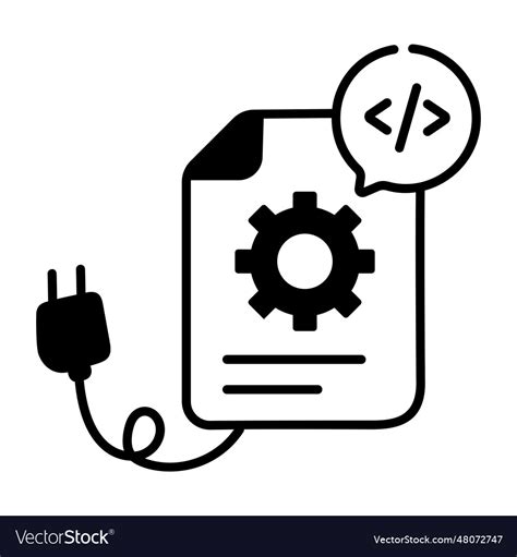 Coding File Royalty Free Vector Image VectorStock