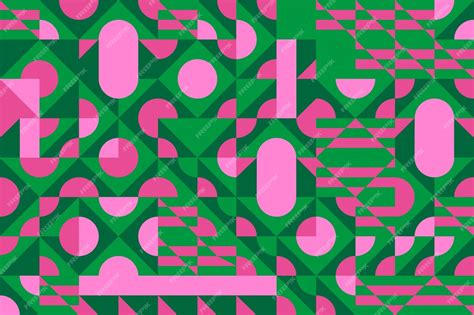 분홍색과 녹색 배경 디자인 무료 벡터