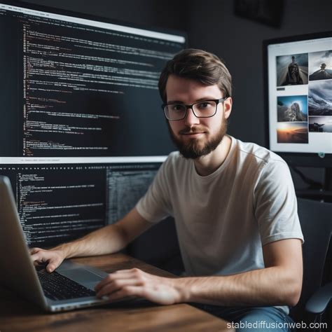 Human Programmer Makes Website Stable Diffusion Online