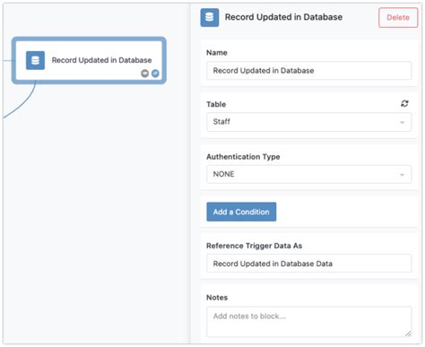 Record Updated In Database Flowrunner™ User Guide