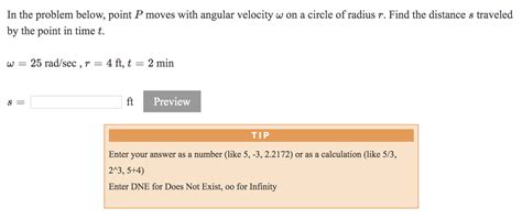 Solved In The Problem Below Point P Moves With Angular Chegg