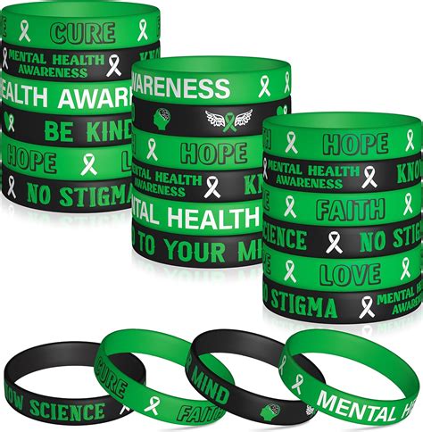 Rubber Bracelets Mental Health At Maria Couch Blog