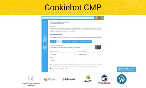 Install Cookiebot Cookiebar Cmp And Consent Mode V2 By Cjponline Fiverr