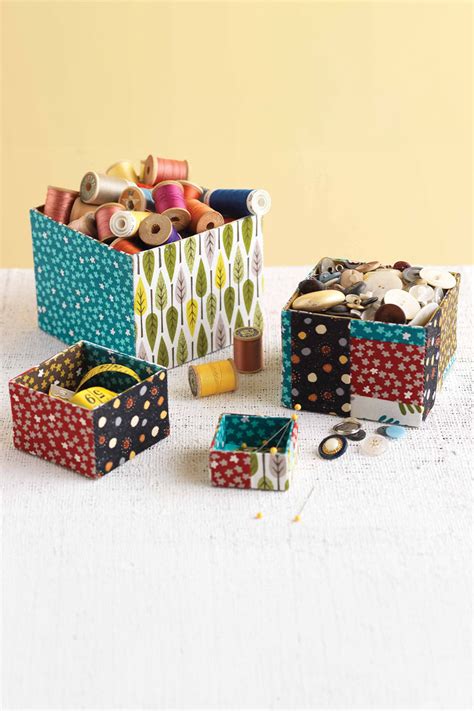 Nested Storage Boxes Pattern Download Sew Daily