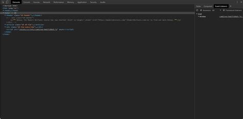 Javascript Chrome Devtools How To See Attached Event Listeners For A Dom Element Stack Overflow