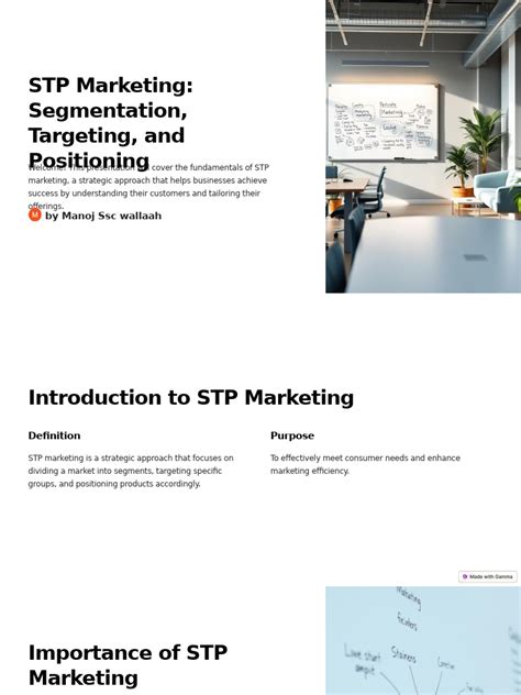 Stp Marketing Segmentation Targeting And Positioning Pdf Marketing