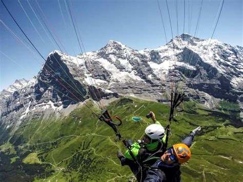 Tandem Paragliding In Interlaken Fly With Skywings Paragliding