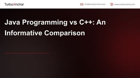 Java Programming Vs C An Informative Comparisonpptx