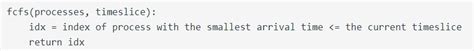 solved implement the fcfs scheduler int fcfs proc t