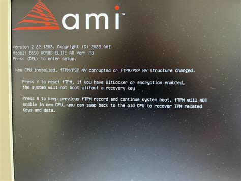 What Does This Error Mean B650 Aorus Elite AX H Ard Forum