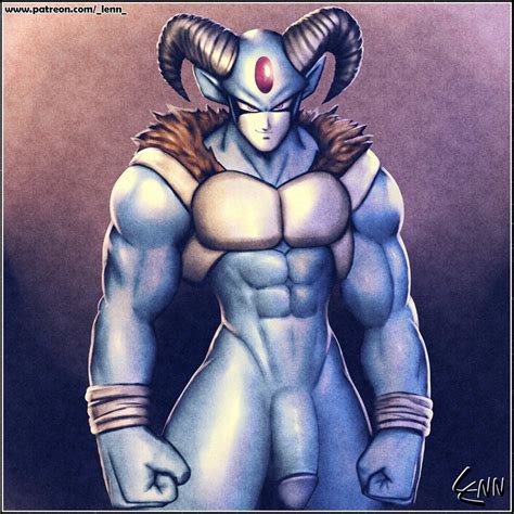 Rule 34 Abs Blue Body Blue Skin Bovid Caprine Demon Dragon Ball