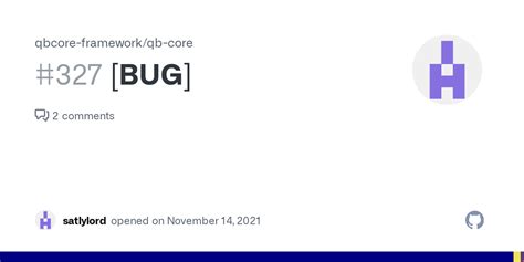 BUG Issue Qbcore Framework Qb Core GitHub