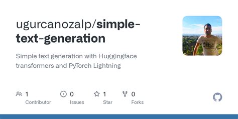 Github Ugurcanozalpsimple Text Generation Simple Text Generation With Huggingface
