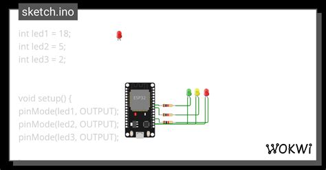 Proyecto1 Semaforo Wokwi Esp32 Stm32 Arduino Simulator