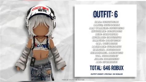 Brookhaven Outfit Code 💗 Y2k💗💗 Emo Kıyafetleri Kızlar Club Kıyafetleri