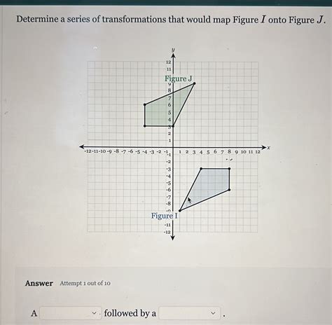 Solved Determine A Series Of Transformations That Would Map Figure I