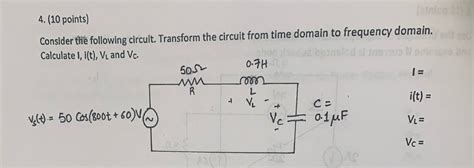 Solved Points Consider The Following Circuit Transform Chegg