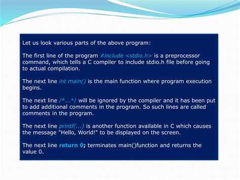 C Programming Language Step By Step Part 2 Ppt C Programming Language Step By Step Part 2 Ppt