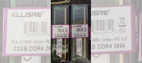 Kllisre Серверная Память Ecc Ddr4 32gb 2666 купить в Ярославле с доставкой Электроника Авито