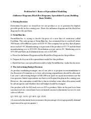 Problem Set Basics Of Spreadsheet Modeling Pdf Problem Set Basics Of Spreadsheet