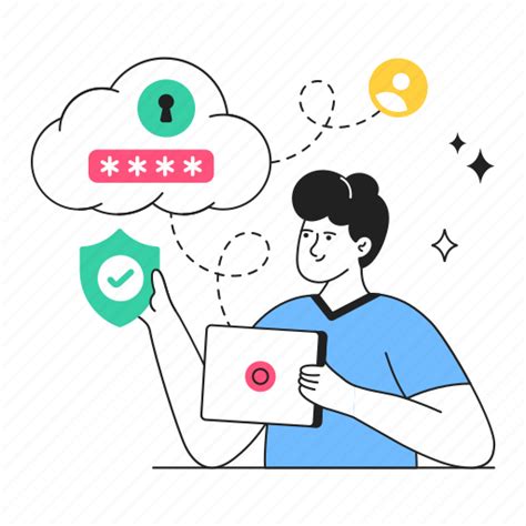 Digital Encryption Storage Concept Icon Download On Iconfinder