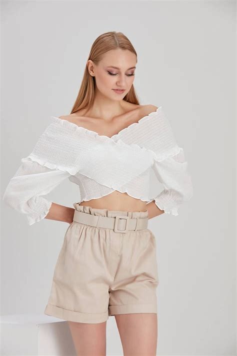 Lİly Celestİa Belİ Lastİklİ Kemerlİ Mİnİ Şort Fiyatı Yorumları Trendyol