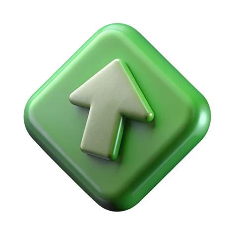 Serene Contemporary Green Arrow Icon For Online Tutorials Isolated Exclusive 57576030 Png