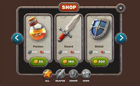 Best Free Game Ui And Icons Of The Year 2017 Dribbble Graphics