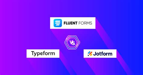 Typeform Vs Jotform Vs Fluent Forms Comparing The Best Form Builders For Your Website
