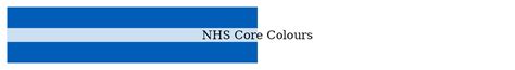 Nhs Colours Palettes And Themes • Paleta