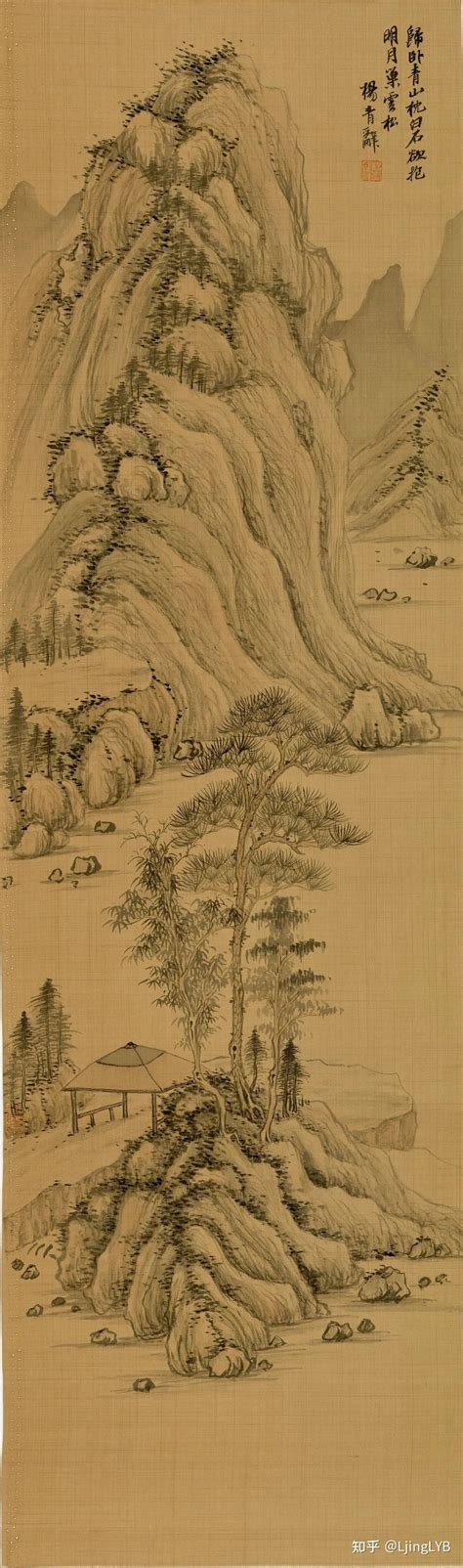 青山如是杨青辞中国画作品展 知乎