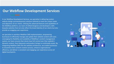 PPT Transforming Digital Experiences With Webflow Development Services PowerPoint Presentation
