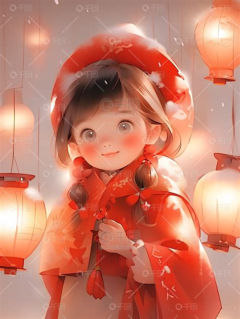 Mai数字艺术 卡通小女孩插图 Ai平面元素免费下载png格式2784像素编号69325193 千图网