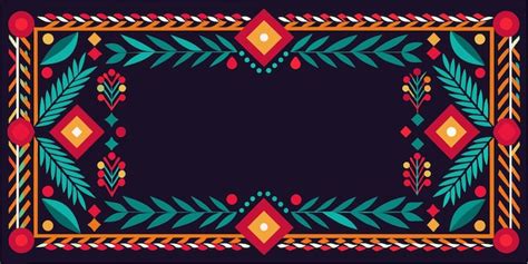 Premium Vector New Random Pattern Border Illustration