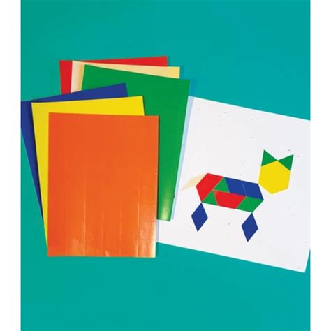 Pattern Blocks Sticker Pack Educational Outfitters