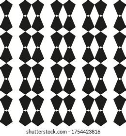 Vector Monochrome Seamless Pattern Vertical Wavy Stock Vector Royalty Free
