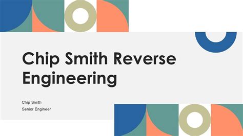 Chip Smith Reverse Engineering Ppt Sample Acp Ppt Powerpoint