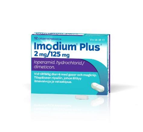 Imodium Plus Tabletti 2125 Mg 12 Fol Apteekkinifi Nettiapteekki