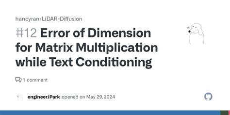 Error Of Dimension For Matrix Multiplication While Text Conditioning · Issue 12 · Hancyran