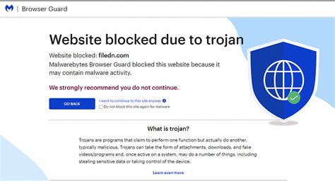 mbam website blocked due to trojan windows 10 forums