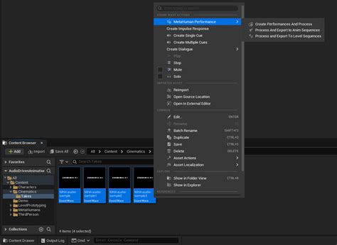 Audio Driven Animation For Metahuman Metahuman Documentation Epic