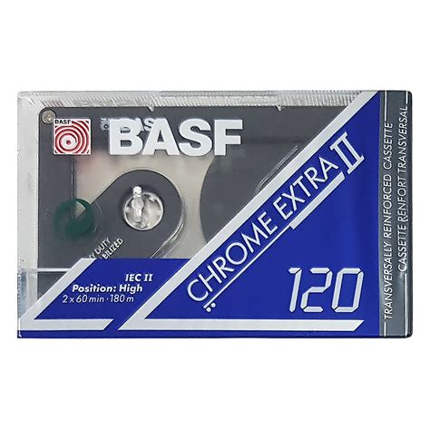 Basf 120 Chrome Extra Ii 1991 93 Blank Audio Cassette Tapes Retro
