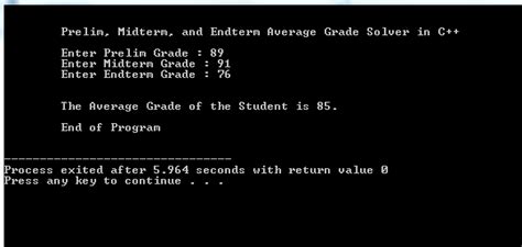 Free Programming Source Codes And Computer Programming Tutorials Prelim Midterm And Endterm