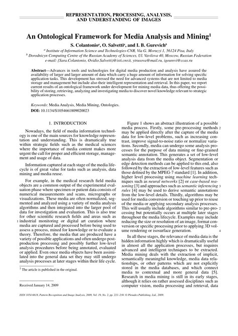 Pdf Ontology Based Framework To Image Mining