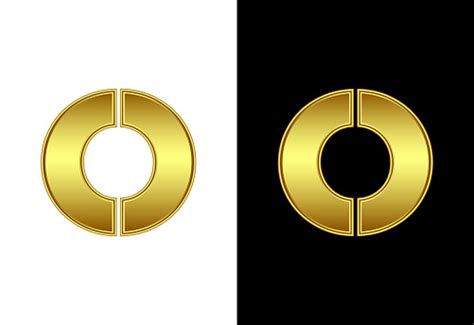 금색의 이니셜 알파벳 O 기업 비즈니스 아이덴티티를 위한 그래픽 알파벳 기호 0명에 대한 스톡 벡터 아트 및 기타 이미지 0명 개념 개념과 주제 Istock